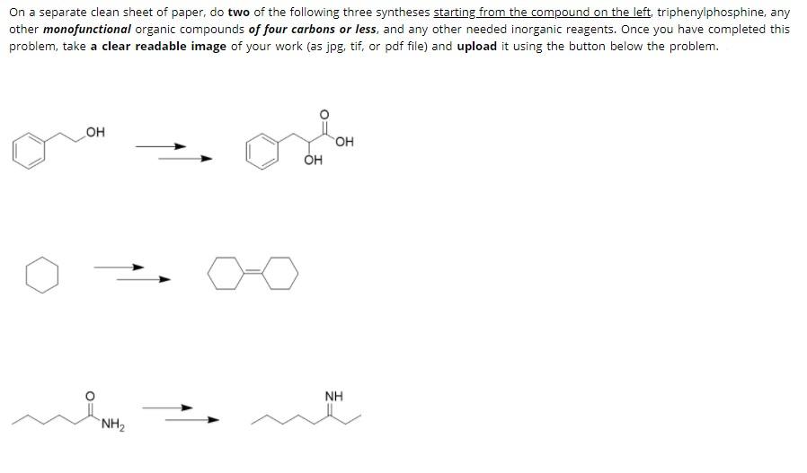 Solved On a separate clean sheet of paper, do two of the | Chegg.com