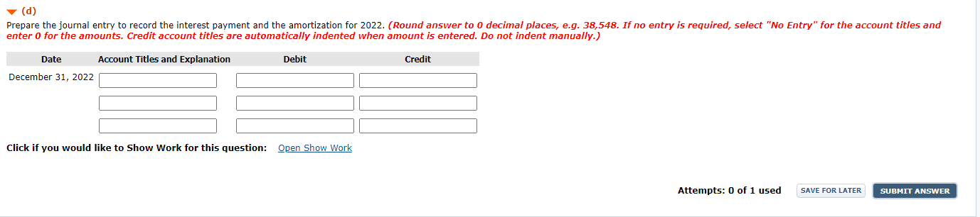 Solved Exercise 14-10 (Part Level Submission) On January 1, | Chegg.com