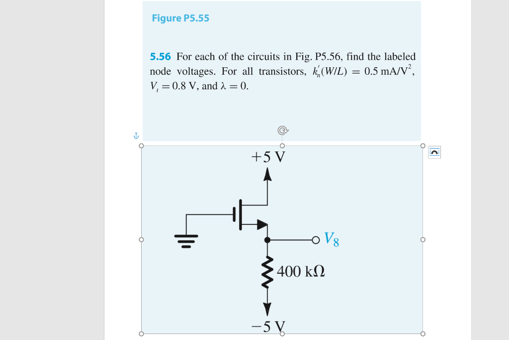 Solved Figure P5.55 5.56 For each of the circuits in Fig. | Chegg.com