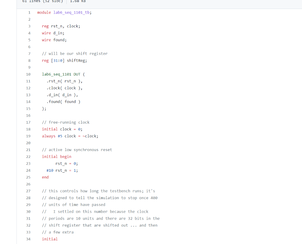 Solved 1. (50 points) Implement a sequence detector that | Chegg.com