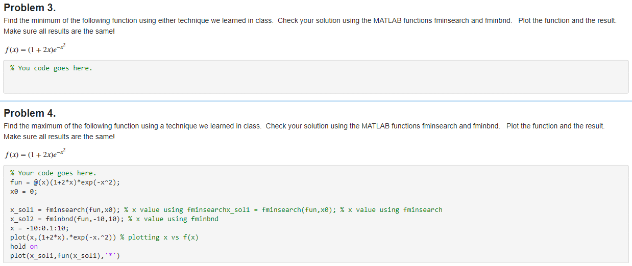 Solved Help me with Problems 3 and 4, please. Problem 4 is | Chegg.com