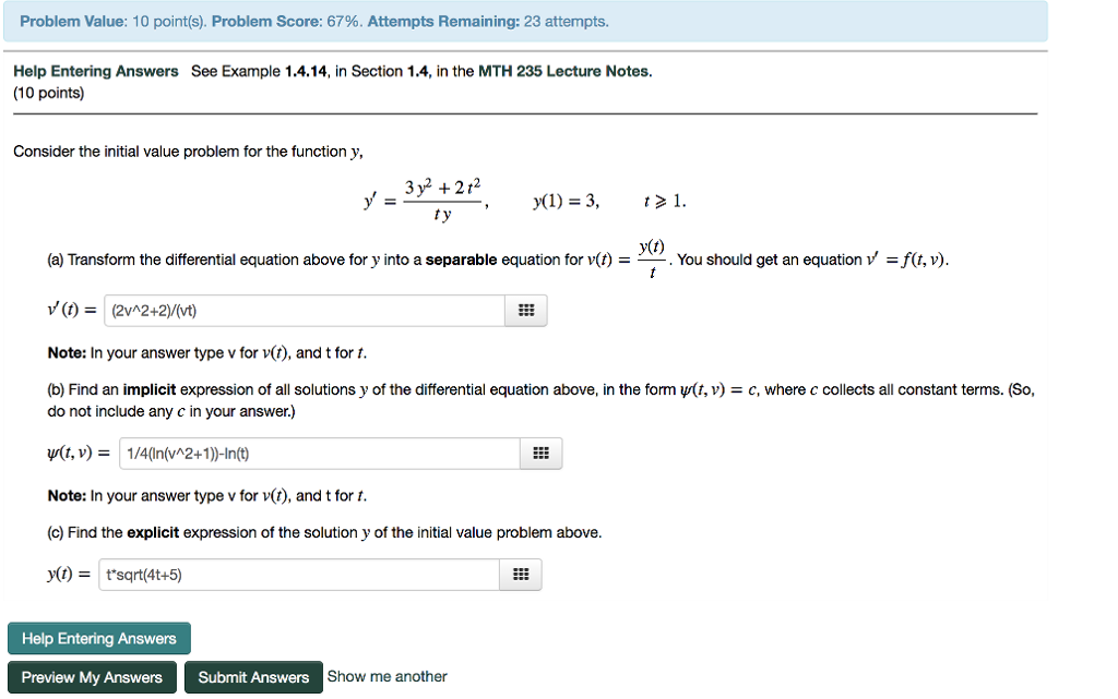 Solved Problem Value 10 Points Problem Score 67 0289