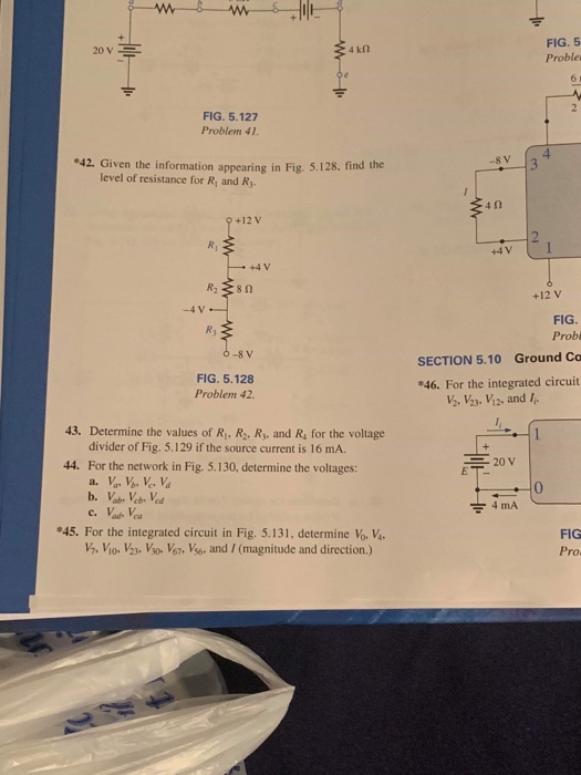 Solved FIG. 5 Proble 4 kn FIG. 5.127 Problem 41. 42. Given | Chegg.com