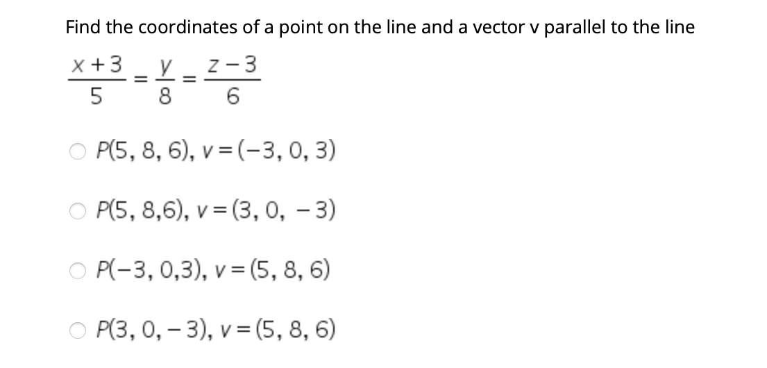 solved-find-the-coordinates-of-a-point-on-the-line-and-a-chegg