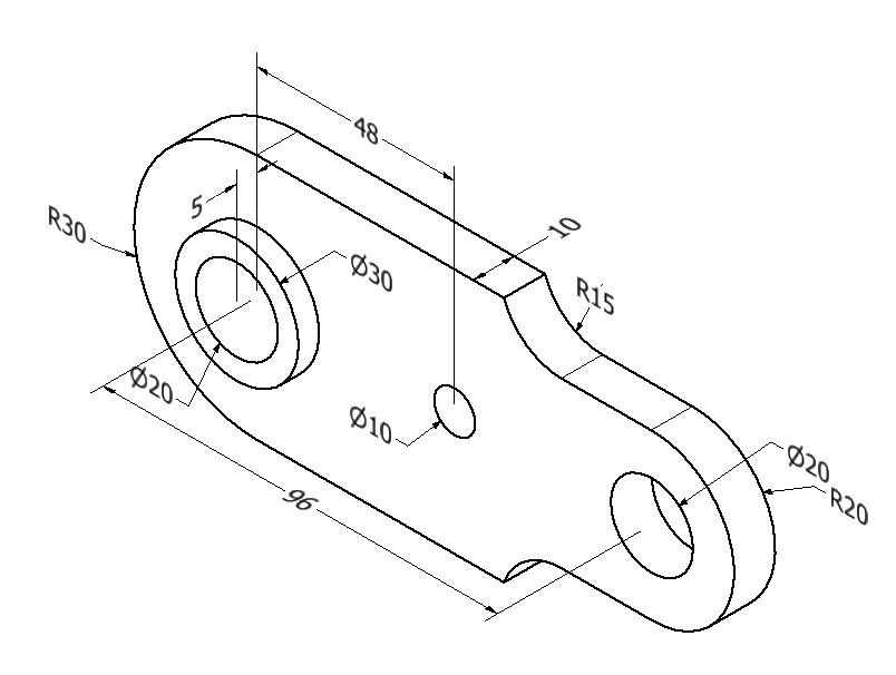 Solved Create sketches in Inventor. Fully constrain sketches | Chegg.com