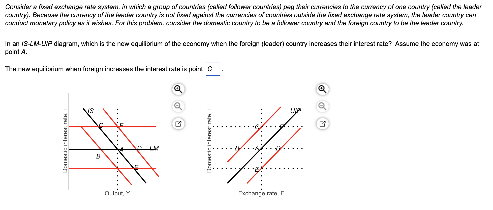 Solved Consider a fixed exchange rate system, in which a | Chegg.com