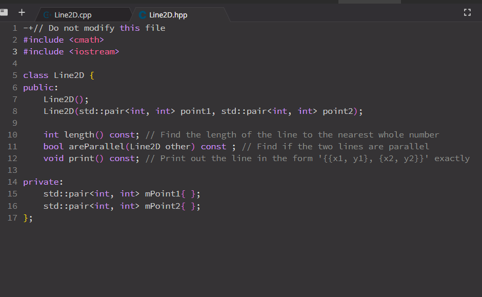 Solved C++, PLS help fix the implementation, will be done | Chegg.com