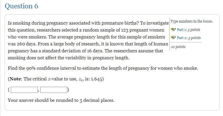 Solved Question 5 Estimating Mean SAT Math Score Type | Chegg.com