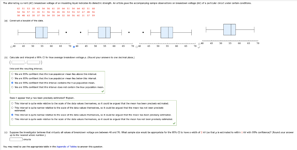 Solved The alternating current (AC) breakdown voltage of an | Chegg.com