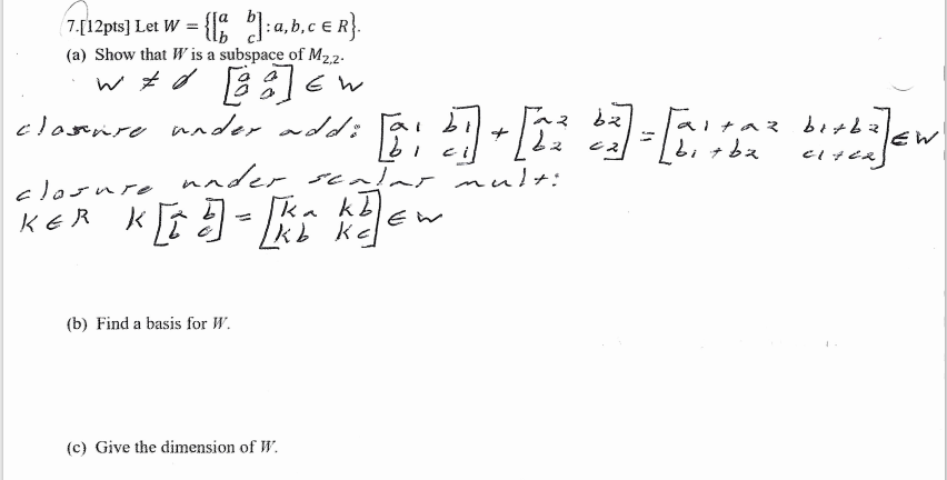 Solved Linear Algebra I need help understanding the rest of | Chegg.com