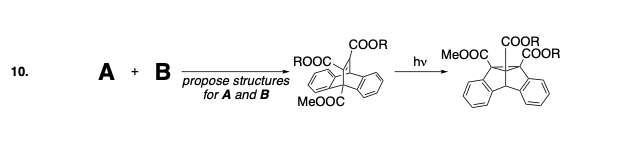 Solved Propose structures of A and B and provide detailed | Chegg.com