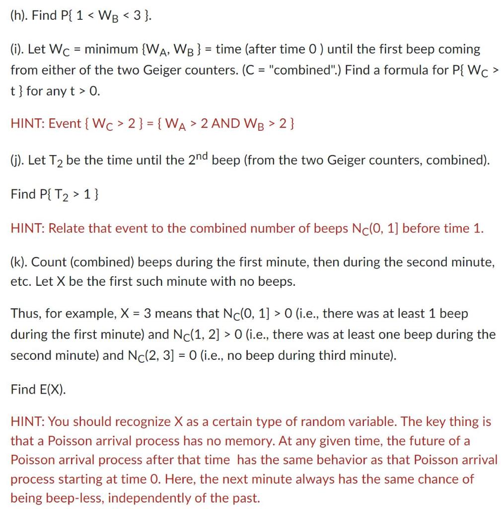 Solved PROBLEM 2. There are two Geiger counters in a physics | Chegg.com
