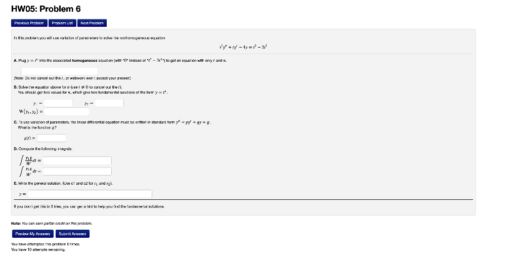 Solved HW05: Problem 6 Previous Problem Probicm Ust Next | Chegg.com