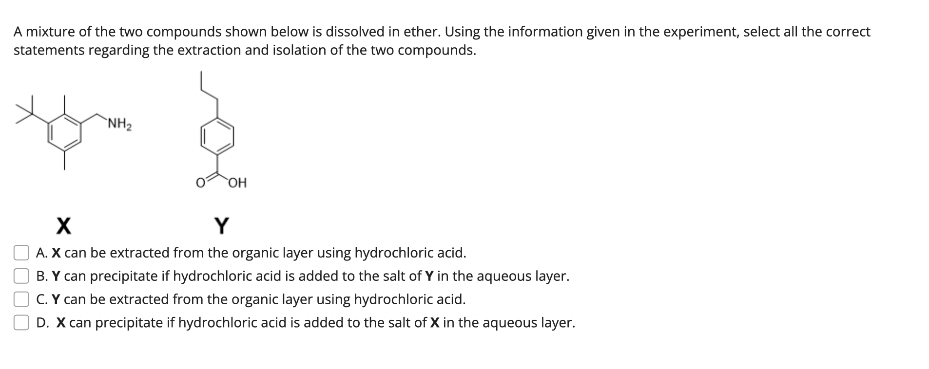 Solved A mixture of the two compounds shown below is | Chegg.com