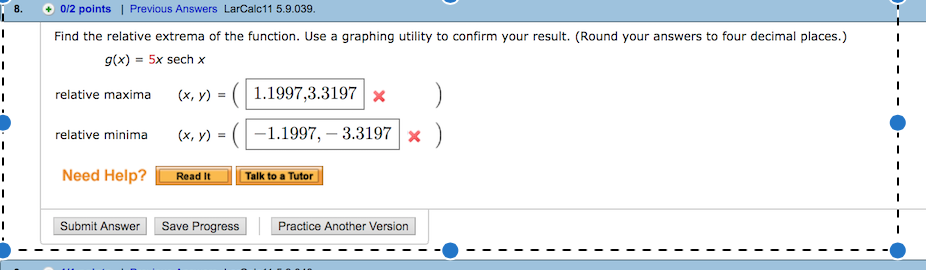Solved Find the relative extrema of the function. Use a | Chegg.com