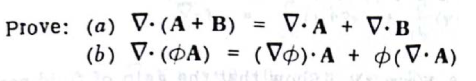 Solved Prove:(a) ﻿grad*(A+B)=grad*A+grad*B(b) | Chegg.com
