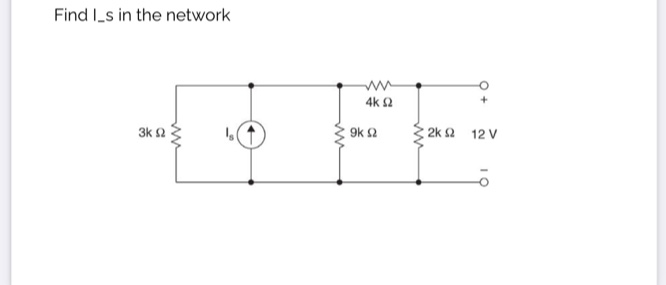 Solved Find V−S and I−x in the networkFind I_s in the | Chegg.com Solved Find V−S and I−x in the networkFind I_s in the | Chegg.com