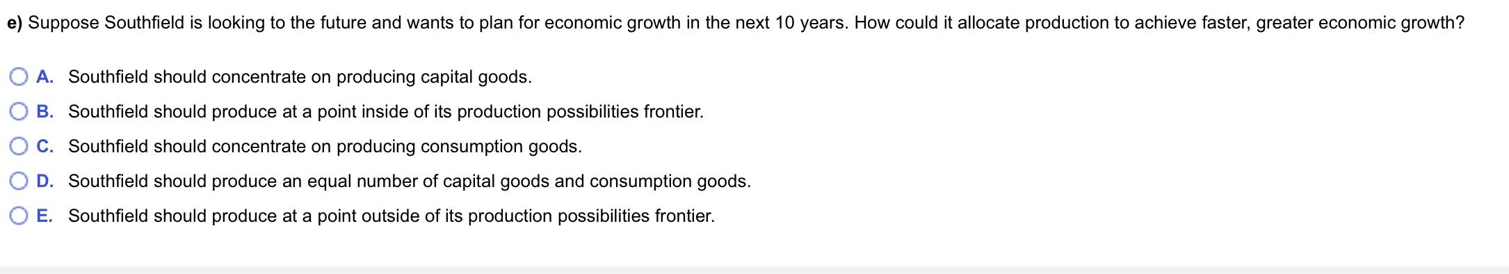 Solved The following table depicts the production quantities | Chegg.com