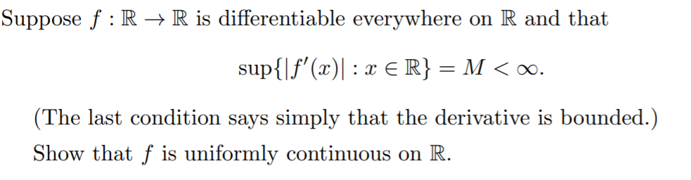 Solved Suppose f:R → R is differentiable everywhere on R and | Chegg.com