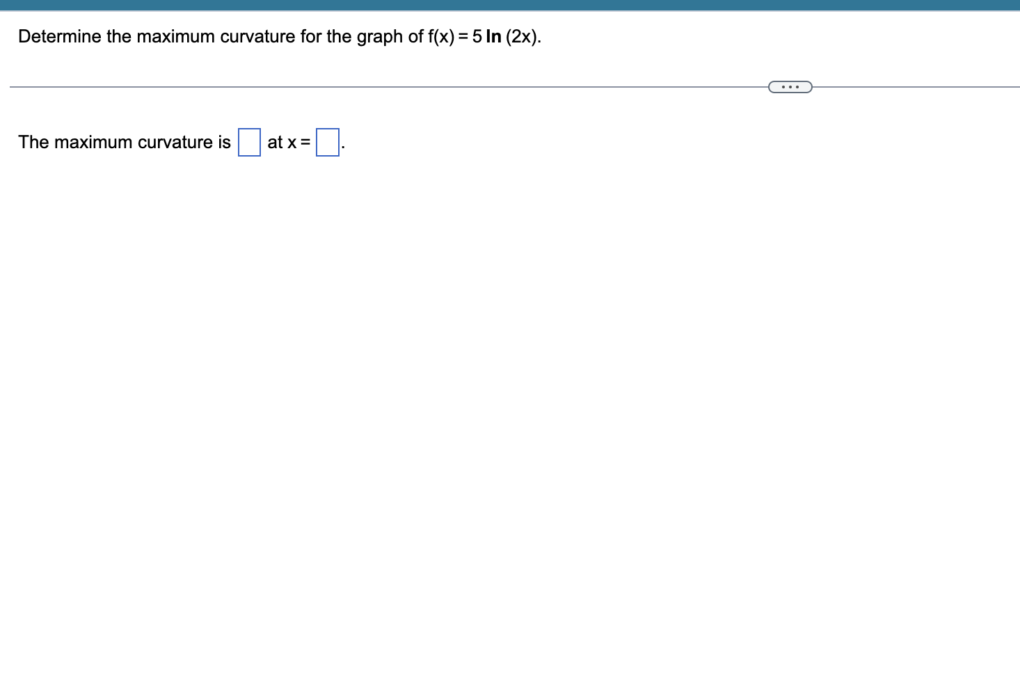 Solved Determine the maximum curvature for the graph of | Chegg.com | Chegg.com