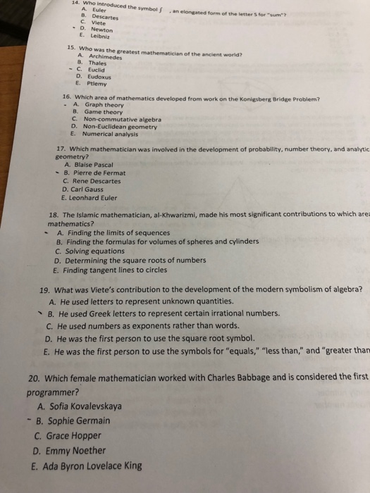 Solved the symbol an elongated form of the letter S for-sum | Chegg.com