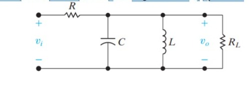 Solved Since R= 20 Ω, L= 200 nH, RL = 500 Ω and C = 1 nF in | Chegg.com