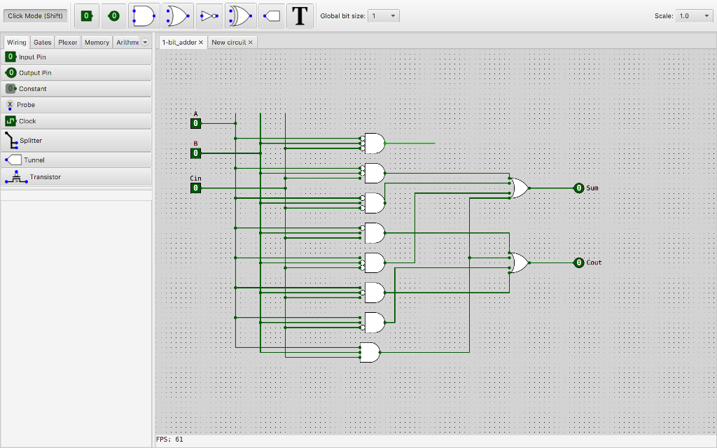 Solved Why is my 8-bit adder circuit not working? this the | Chegg.com