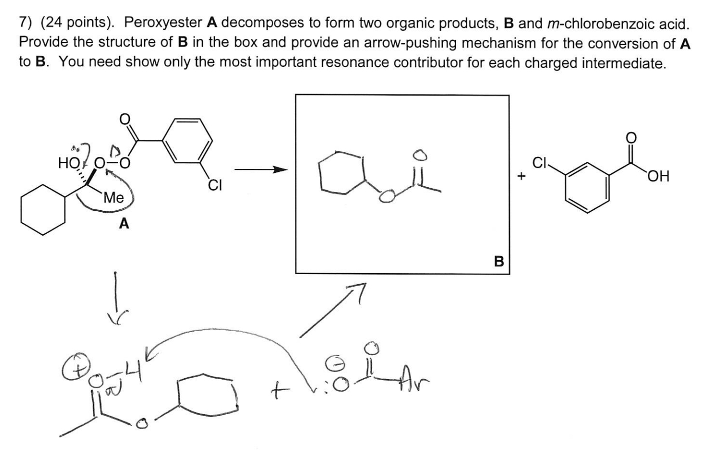Solved I'm confused about the arrow pushing in the first | Chegg.com