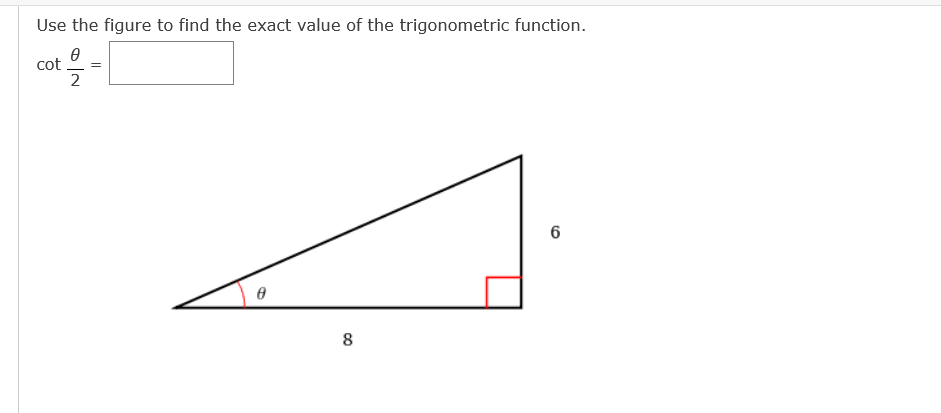 Solved Use the figure to find the exact value of the | Chegg.com
