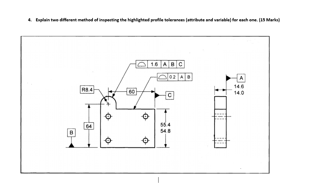 Solved 4. Explain two different method of inspecting the | Chegg.com