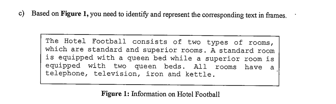 Solved c) Based on Figure 1, you need to identify and | Chegg.com