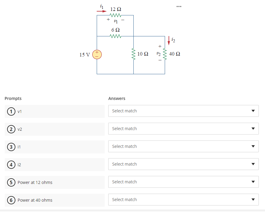 Solved Find v1 and v2 in the circuit shown in the figure. | Chegg.com