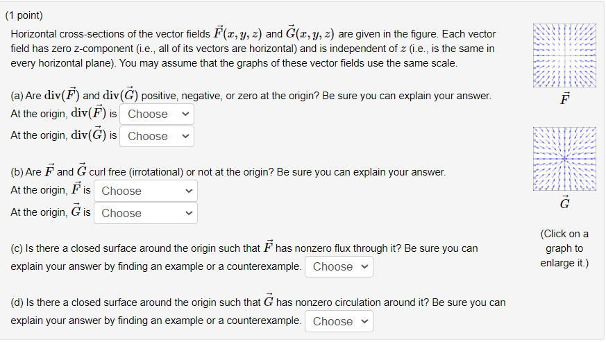 Solved (1 point) Horizontal cross-sections of the vector | Chegg.com