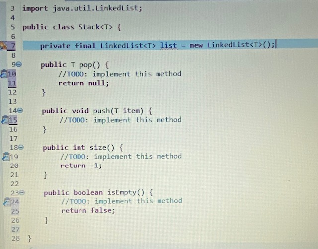 Solved 3.1 Postfix Math In this activity you will implement | Chegg.com