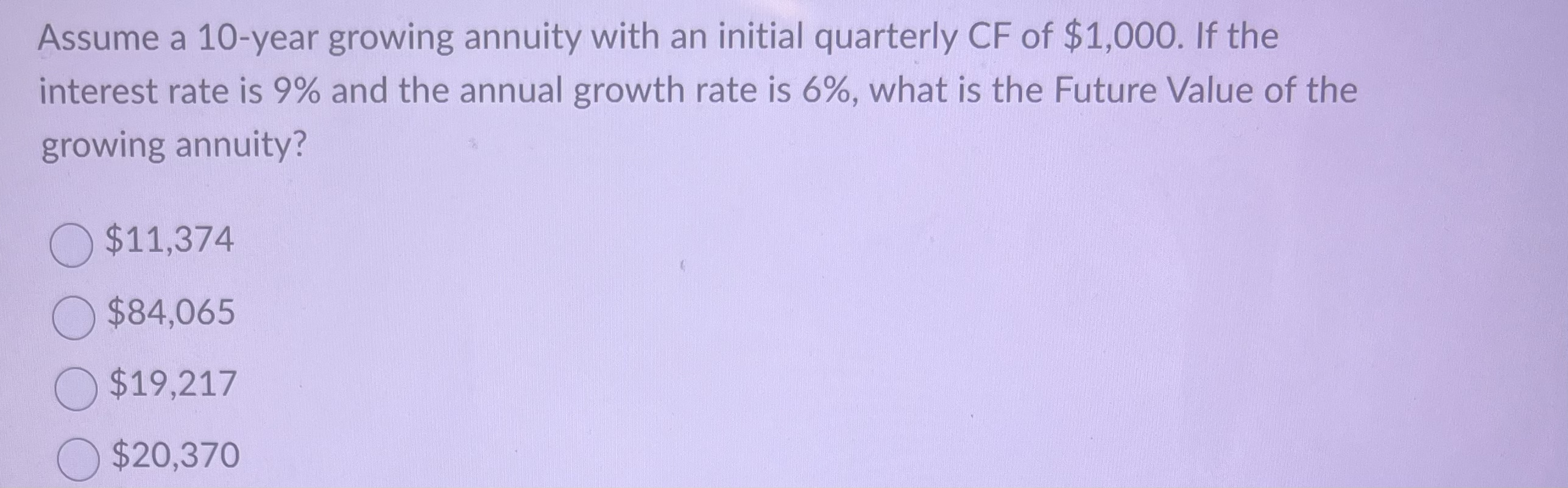 Solved Assume a 10 -year growing annuity with an initial | Chegg.com