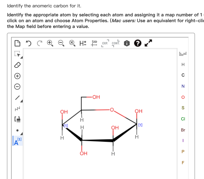 Solved Identify the anomeric carbon for it. Identify the | Chegg.com