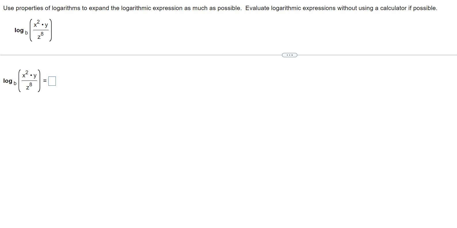 Solved Log {b} Left Frac{x {2} Cdot