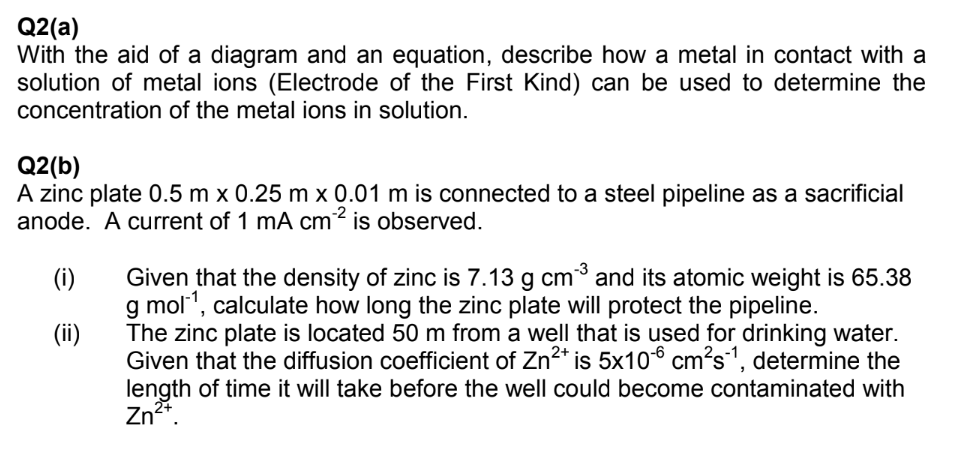 Solved Q2(a) With the aid of a diagram and an equation, | Chegg.com
