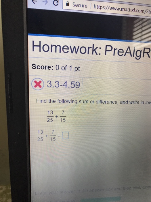 Solved Find the following sum or difference, and write in | Chegg.com