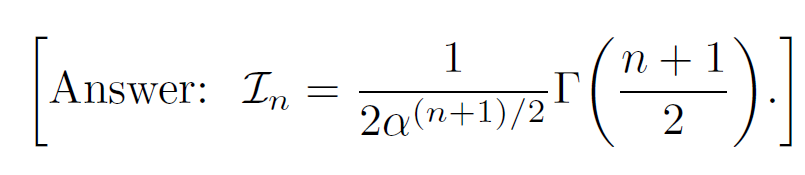 Solved We faced one or more of a family of integrals called | Chegg.com