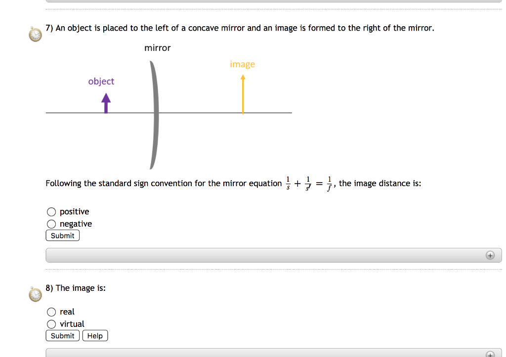 Solved Mirrors Limited Attempt Cluster Item Grade cluster 1 | Chegg.com