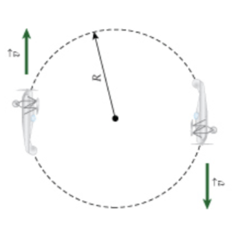 Solved A stunt pilot in an air show performs a loop-the-loop | Chegg.com