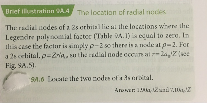 Solved 9A6 You can use either the radial part of the wave | Chegg.com