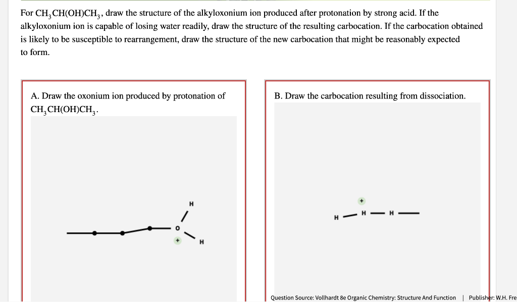 Solved For CH3CH(OH)CH3CH3CH(OH)CH3, draw the structure of | Chegg.com