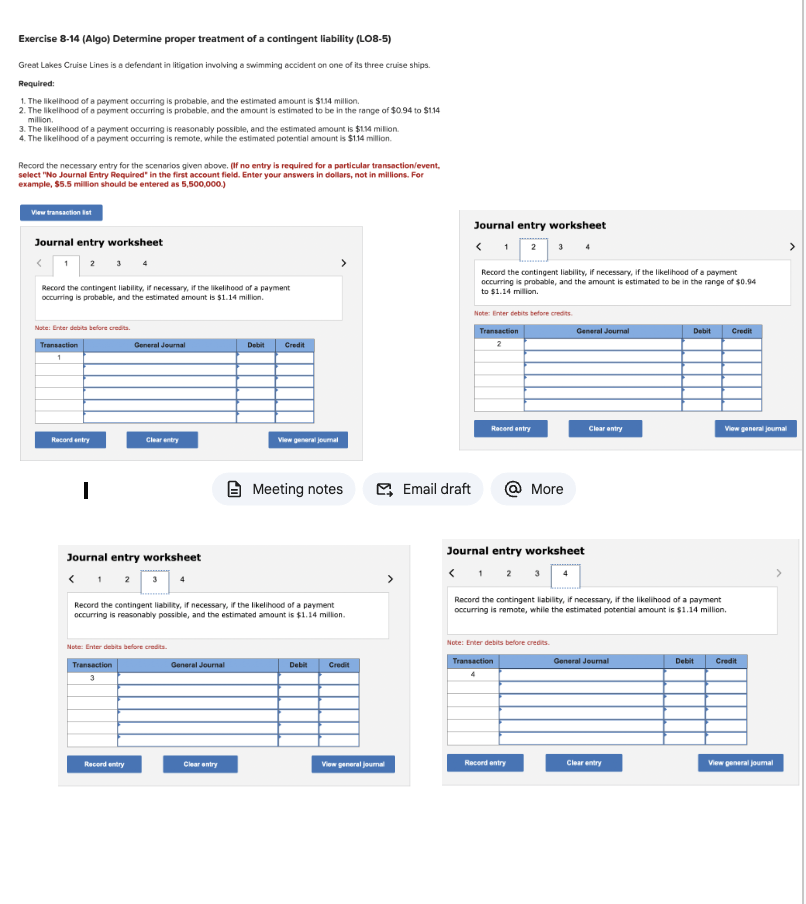 Solved Exercise 8-14 (Algo) Determine proper treatment of a | Chegg.com