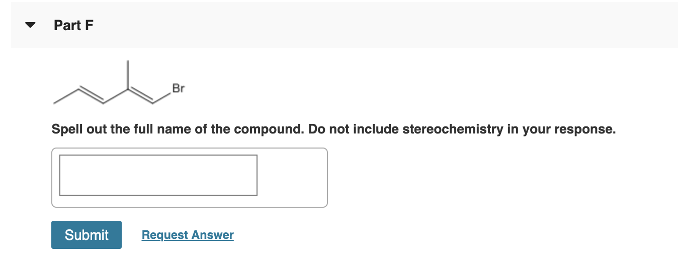 Solved Part B CH3CH2C=CCHCH3 Spell out the full name of the | Chegg.com