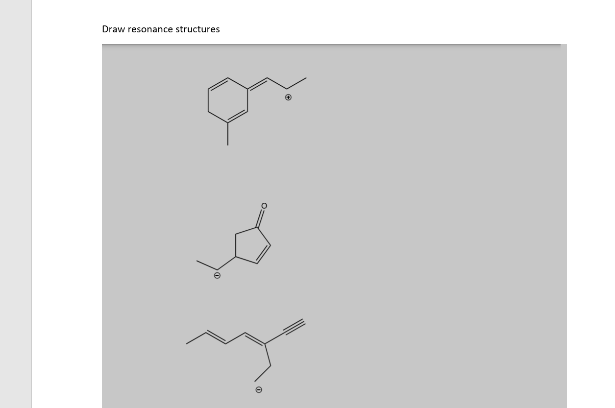 Solved Draw resonance structures | Chegg.com