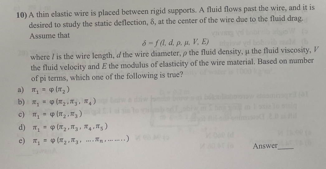 Solved 10) A thin elastic wire is placed between rigid | Chegg.com