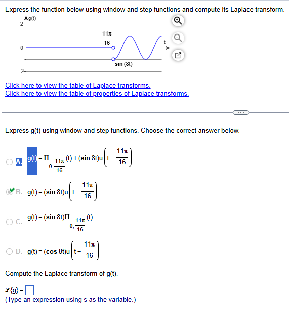 Solved Express the function below using window and step | Chegg.com