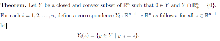 Solved Theorem. Let Y be a closed and convex subset of R™ | Chegg.com